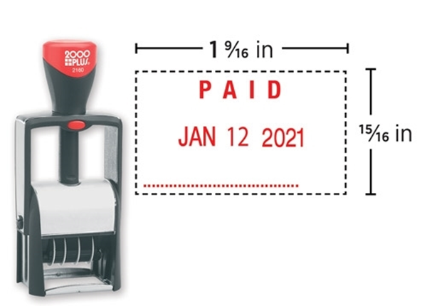 Derksen - 2000 Plus® Self-Inking 2160 Heavy Duty Dater